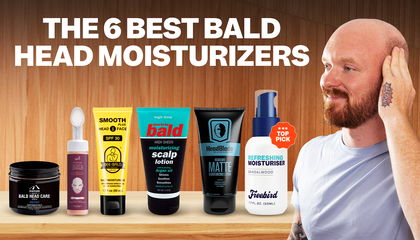 6 Best Bald Head Moisturizers: No More Dry Scalp | Freebird